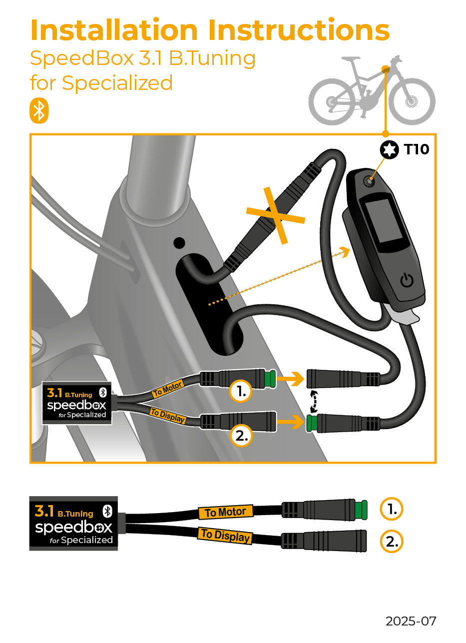 E-bike tuning with Specialized (SL) mid-motors - Qty: 1 pcs, Package: BOX